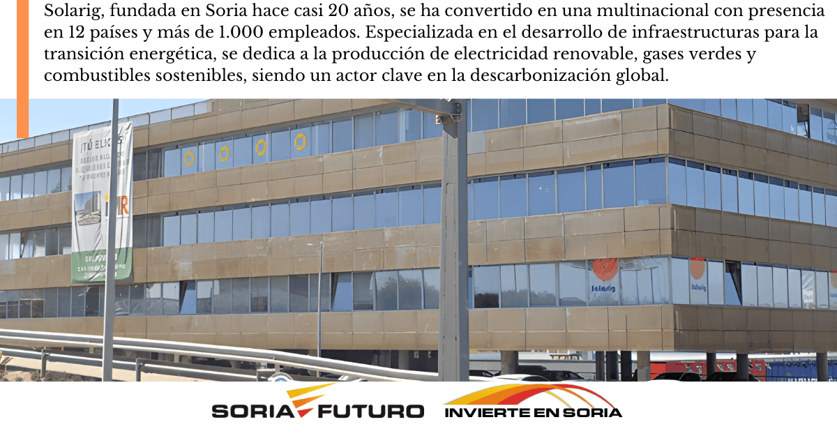 La empresa Solarig, multinacional de la transición energética